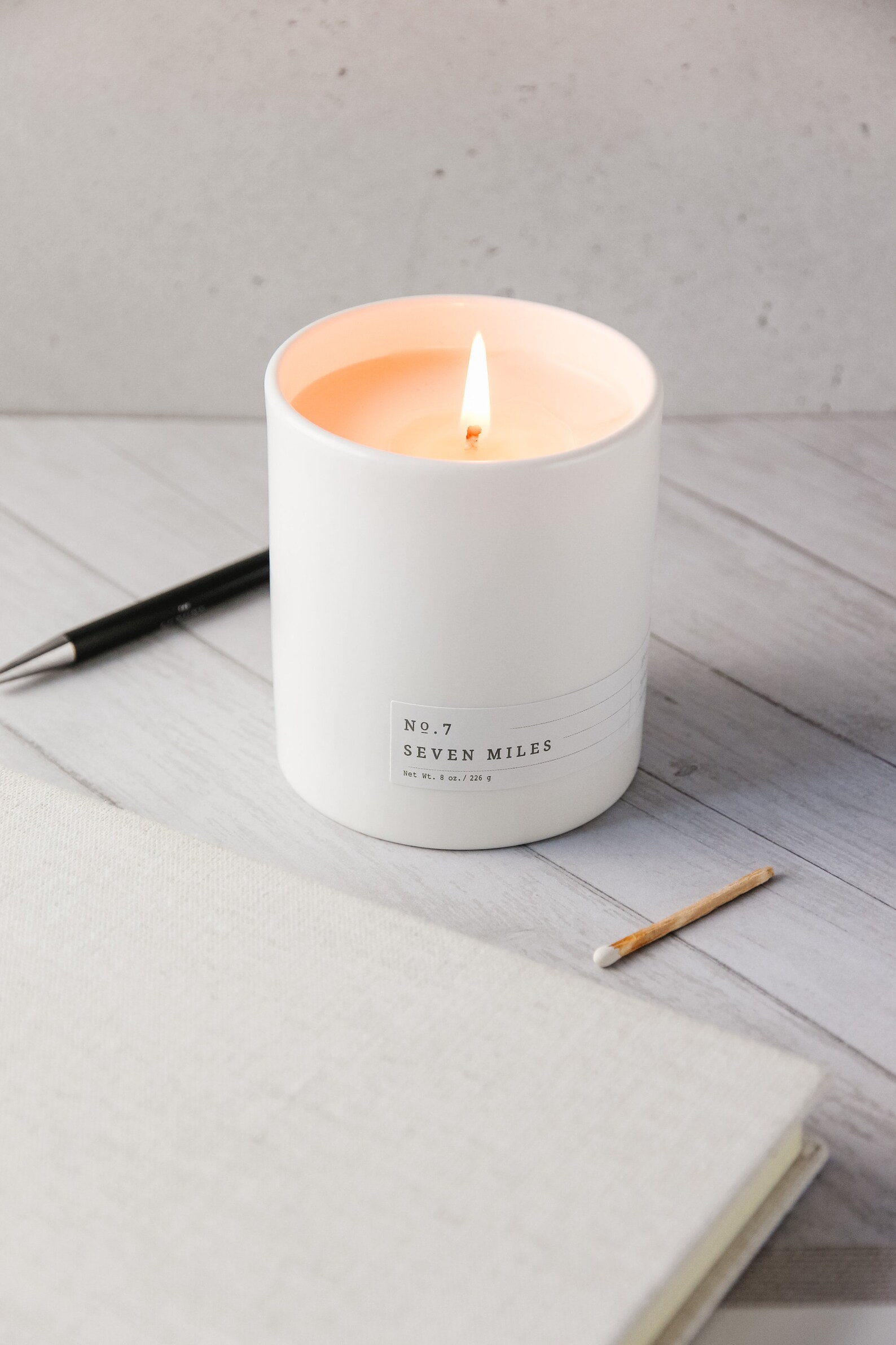 No. 7 Seven Miles Scented Candle - Etsy