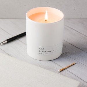 No. 7 Seven Miles Scented Candle - Etsy