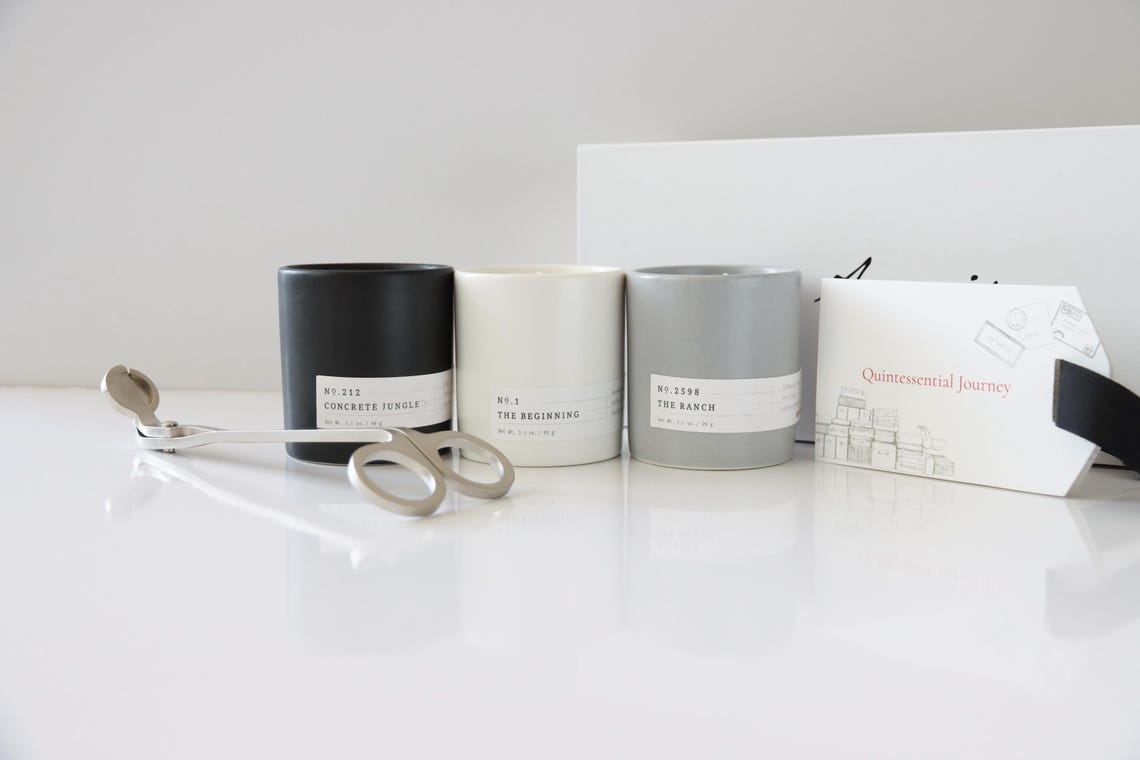 Quintessential Journey Gift Set - Sustainable Luxury Scented Candle ...