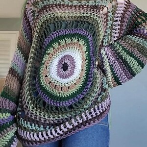 Crochet Custom Eye Sweater - Etsy
