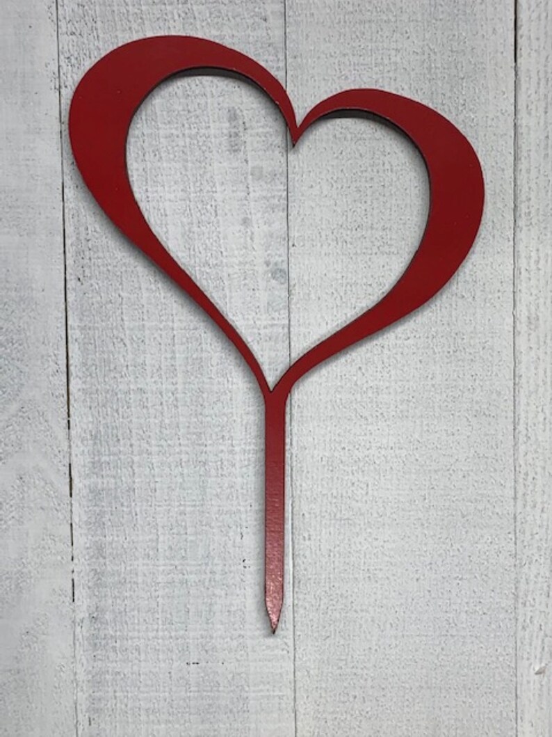 Heart Topper SVG File - Etsy