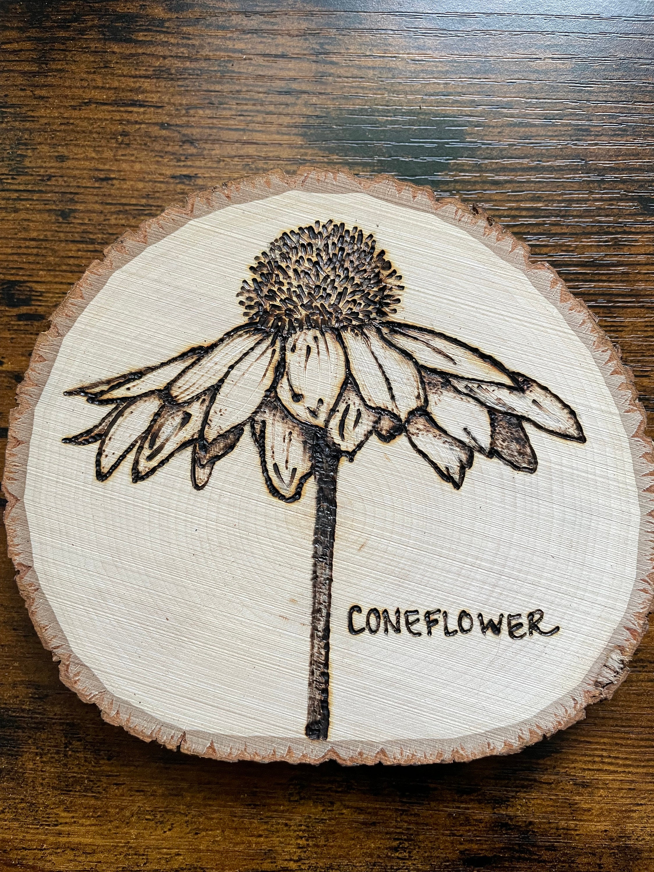 Wood Burned, Wall Art, Flowers - Etsy Canada
