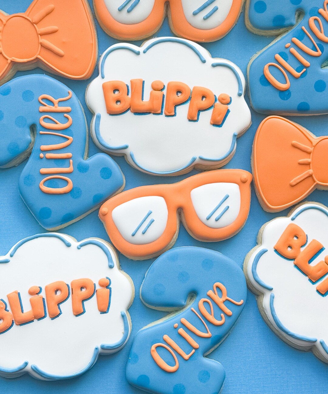 Blippi Birthday Cookies - Etsy