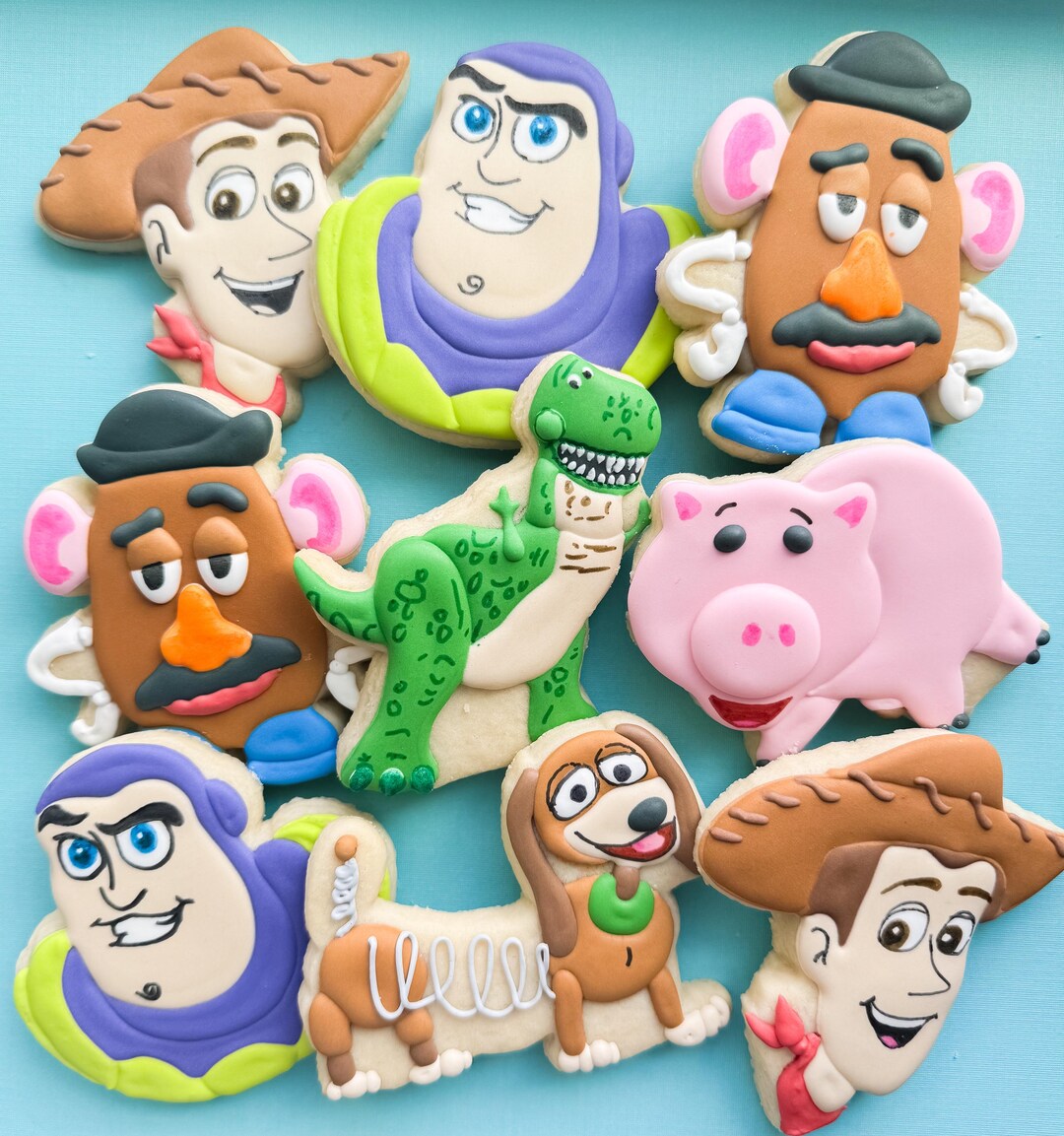Toy Story Cookies Woody Cookies Buzz Lightyear Cookies - Etsy