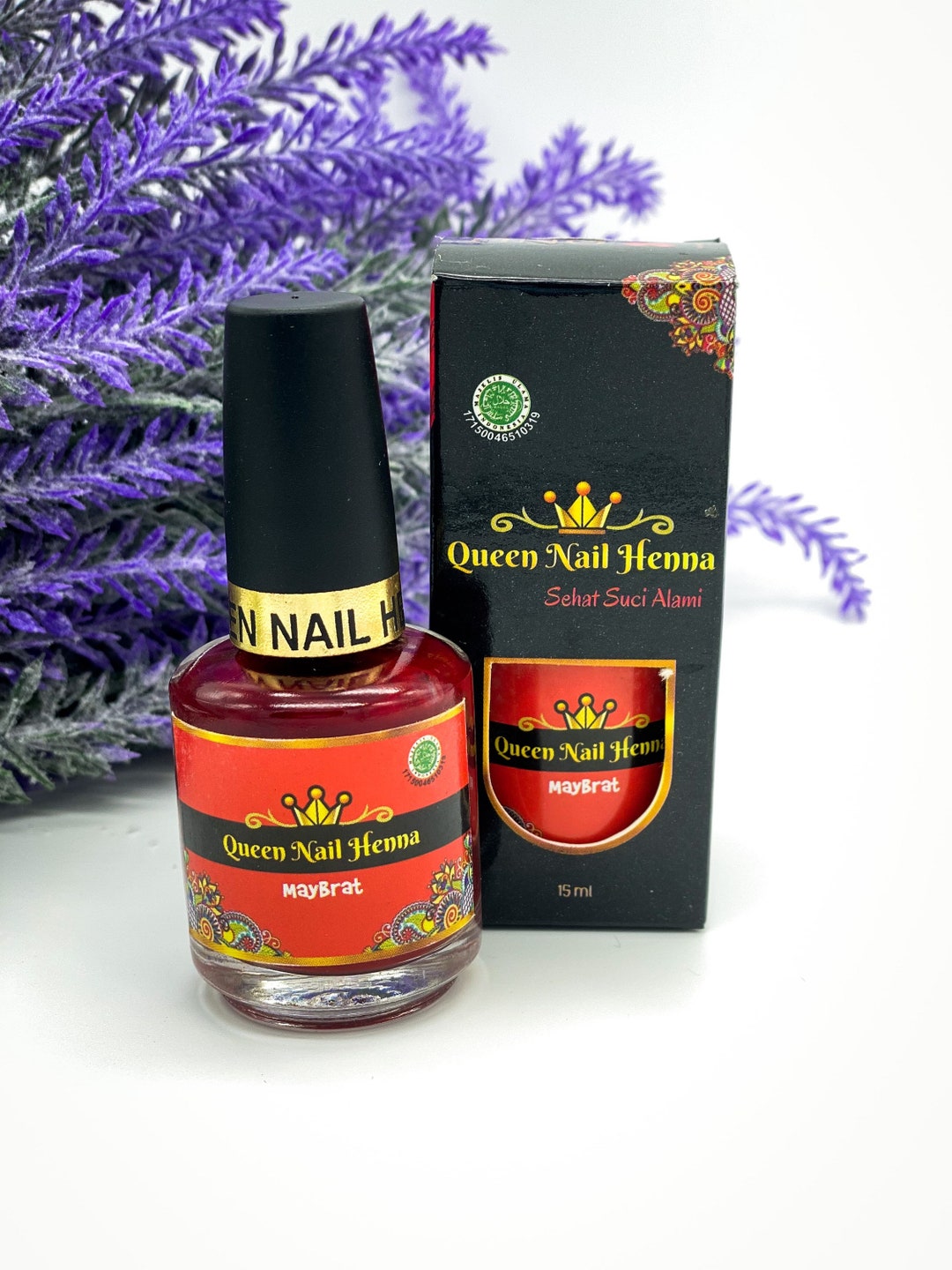 Queen Nail Henna Maybrat Water Permeable Nail Stain Henna Nail Stain No ...