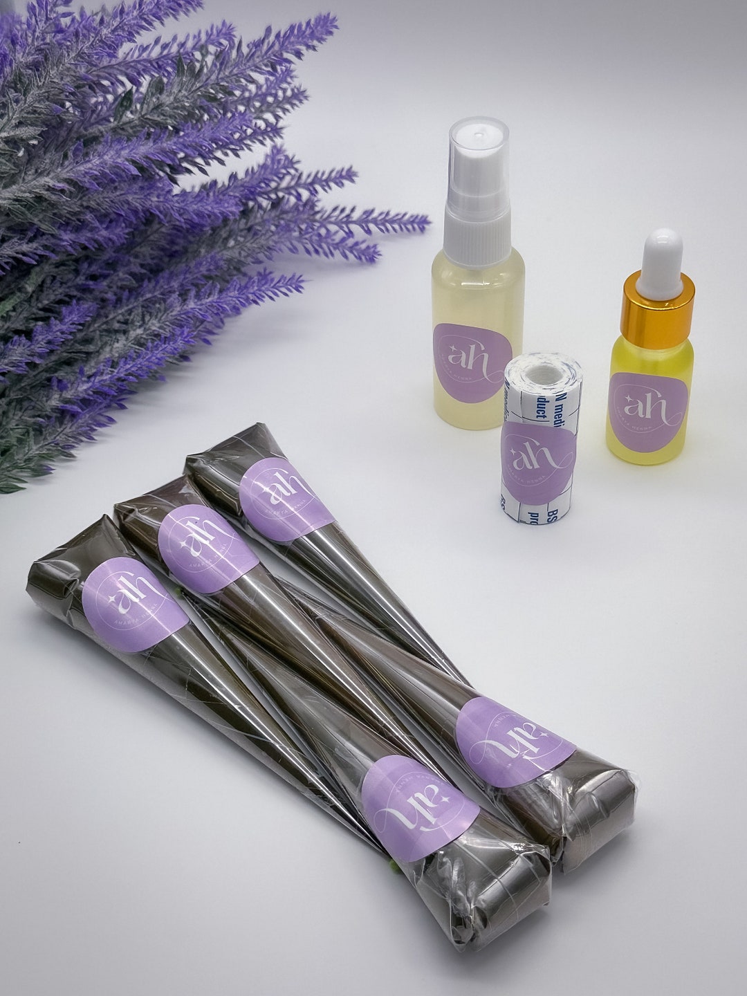 5 Henna Cone Bundle | Rich Red Henna Stain | Fresh, Natural & Made to ...
