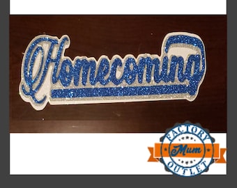 Name for Homecoming Mum Glitter Decal | Etsy
