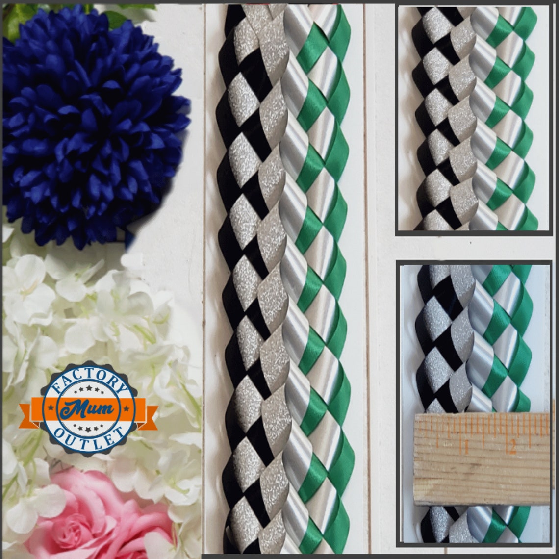 Homecoming Mum Braid Double Military - Etsy