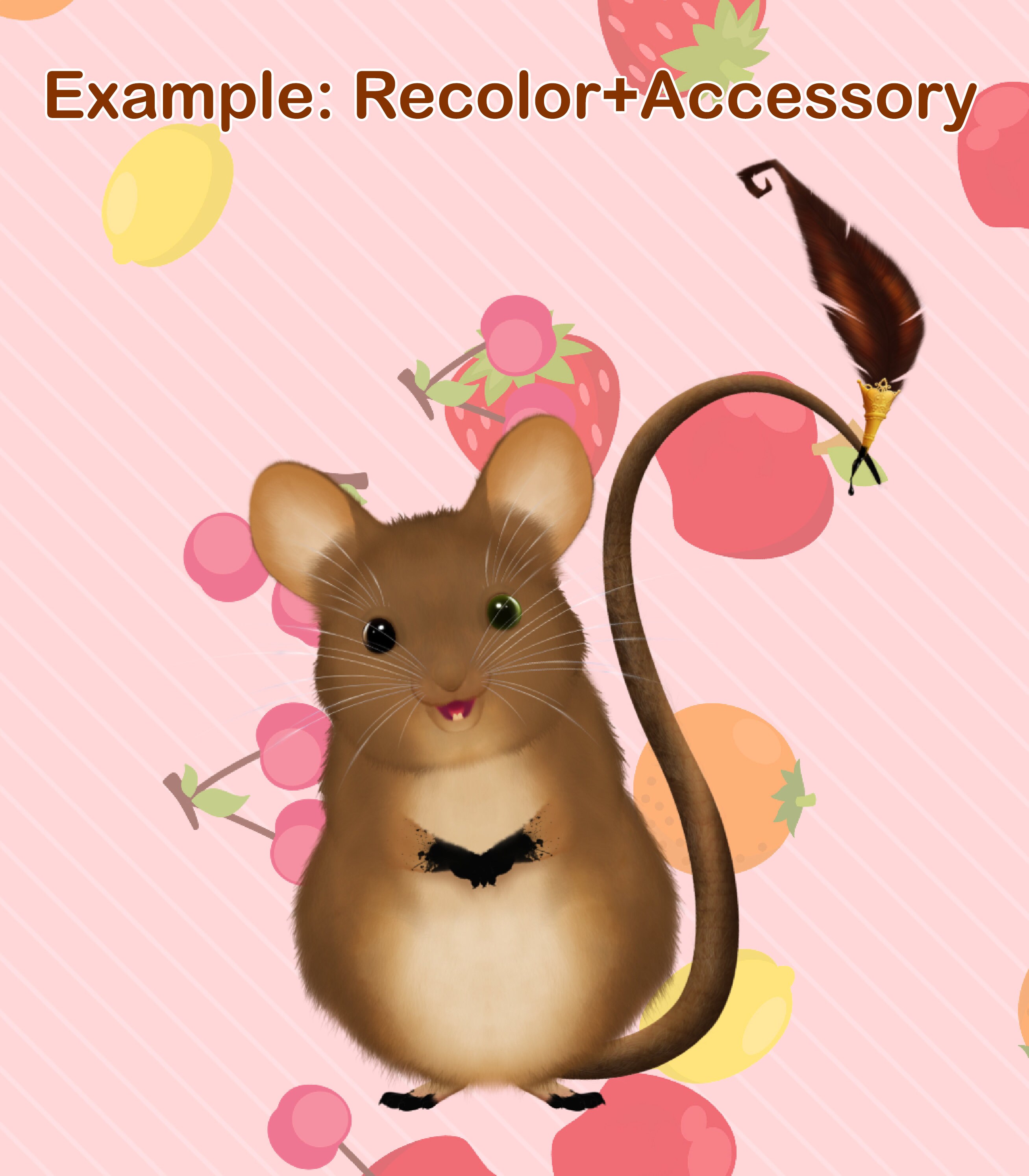 Mouse Live2d/vtube Avatar - Fully Rigged - Etsy
