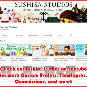 Beaver Vtube/live2d Avatar - Fully Rigged! - Etsy