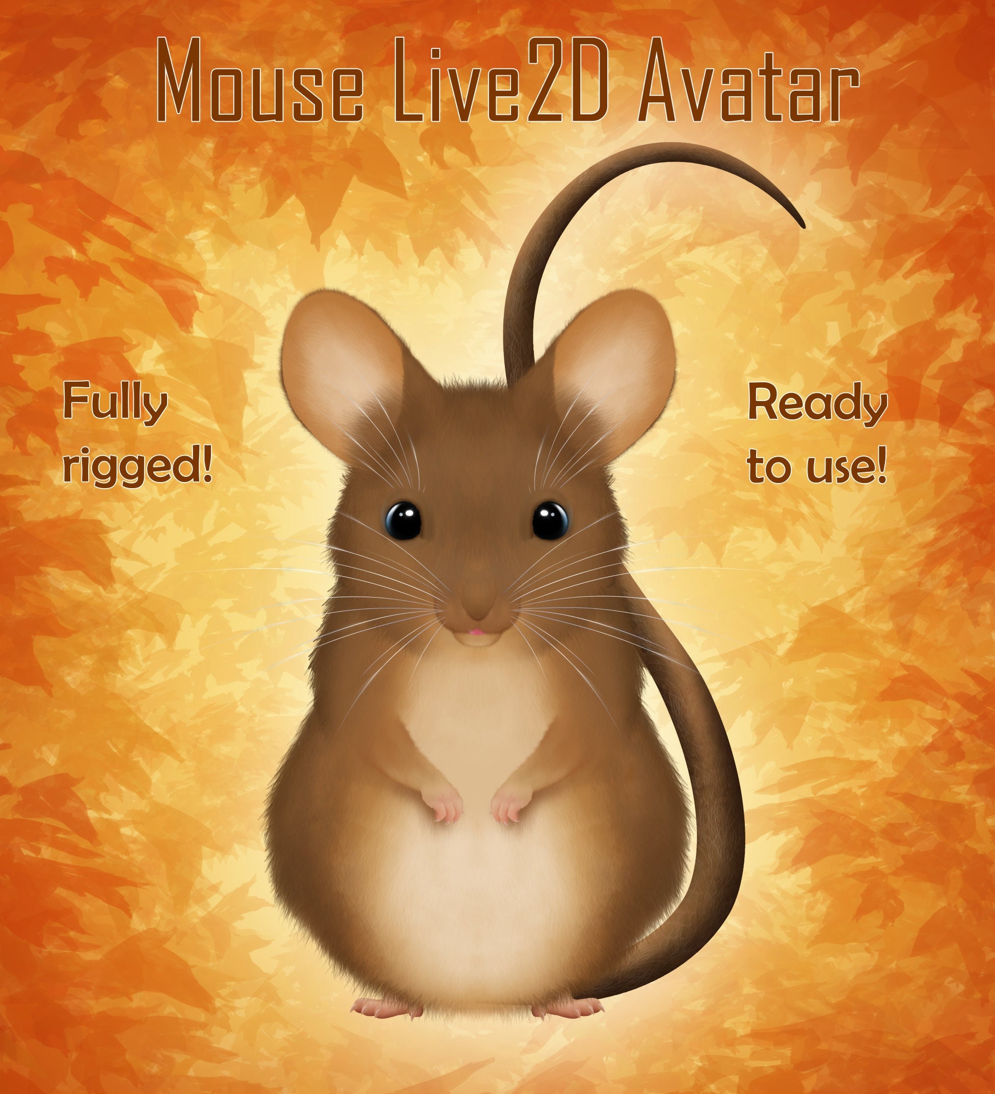 Mouse Live2d Avatar Completamente Rigged - Etsy México