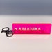Custom Fluorescent Bag Tag - Keychain, Backpack, School, Sports ...