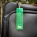 Custom Fluorescent Bag Tag - Keychain, Backpack, School, Sports ...