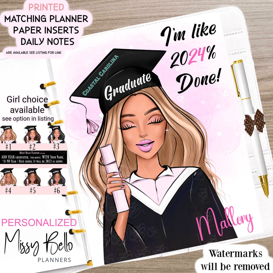 Personalized Graduation Dashboard INSERT 0R Cover Set, for Your PM, MM ...