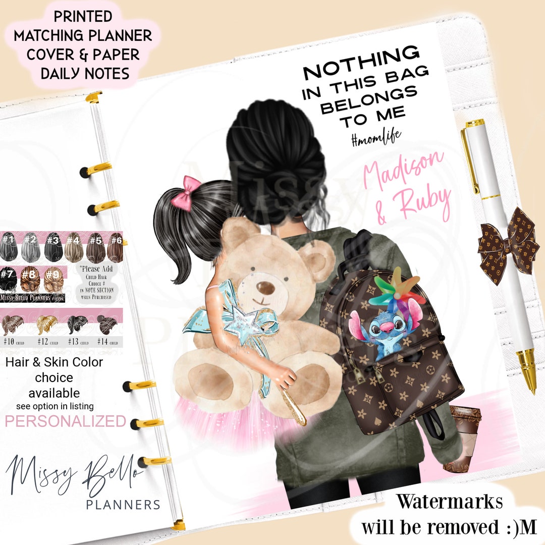 Mother Daughter Fashion Planner Insert Dashboard / Cover Set for Your ...