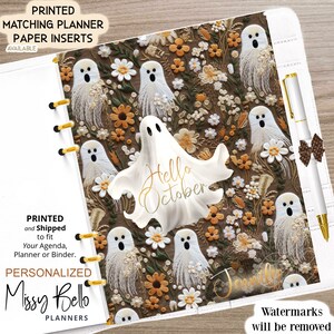 Fall Aesthetic October Planner Insert Boss Babe Dashboard INSERT 0R ...