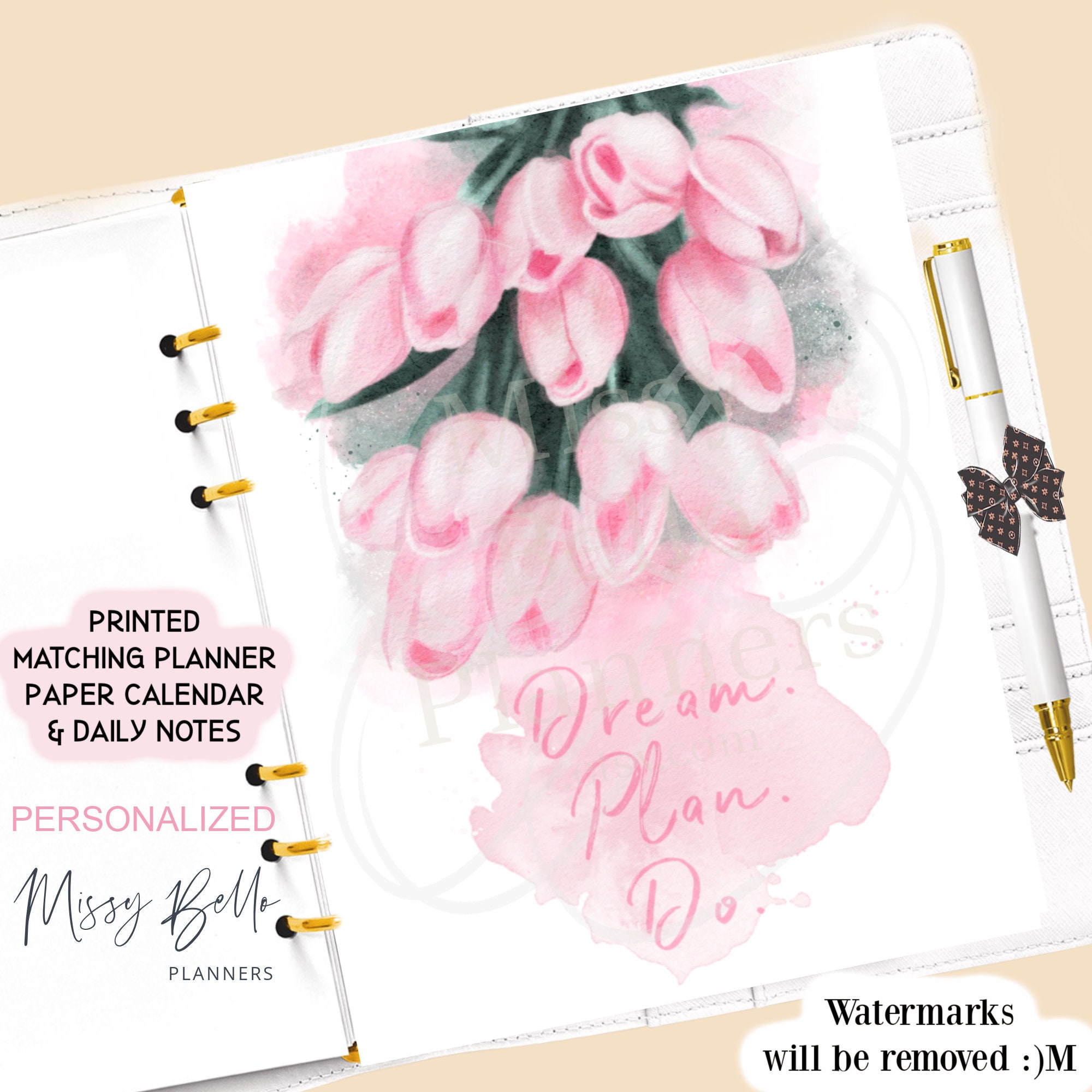 Dream Plan Do Planner Dashboard Insert or Cover Set for Your Planner in ...