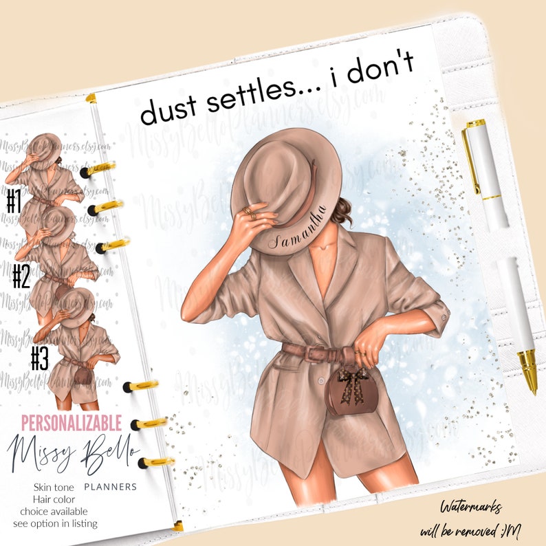 Girl Boss Babe Strong Planner Dashboard PM MM GM A5 Dash | Etsy