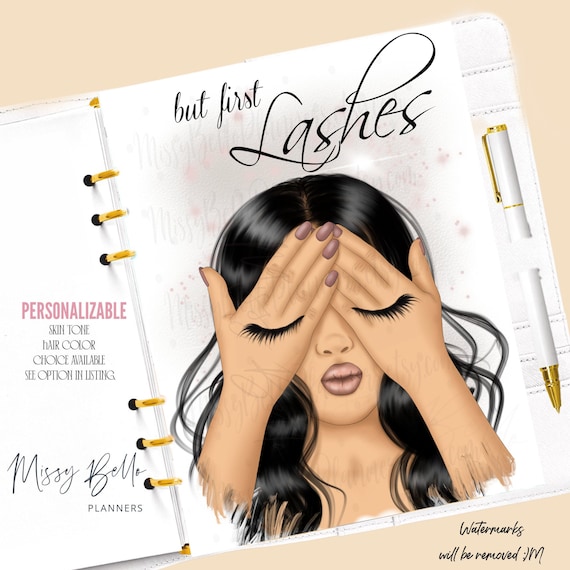 Lash Girl Boss Babe Salon Stylist Planner Dashboard PM MM GM | Etsy