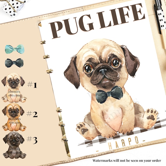 Personal Planner A5 Dashboard Yorkie Dog Mom Planner Dashboard Insert ...