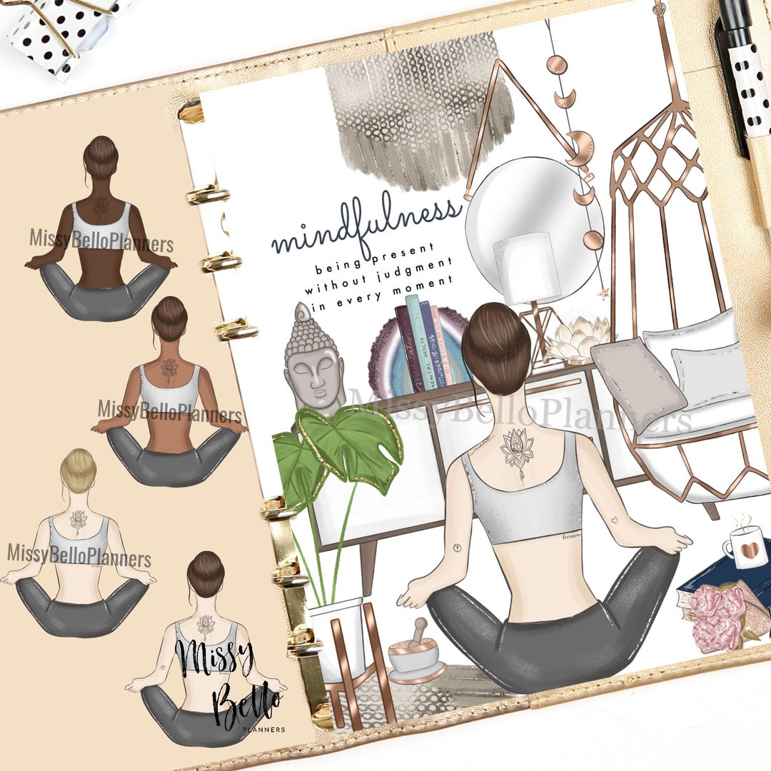 Chakra Zen Mindfulness Dashboard Insert / Cover PM MM GM Agenda ...