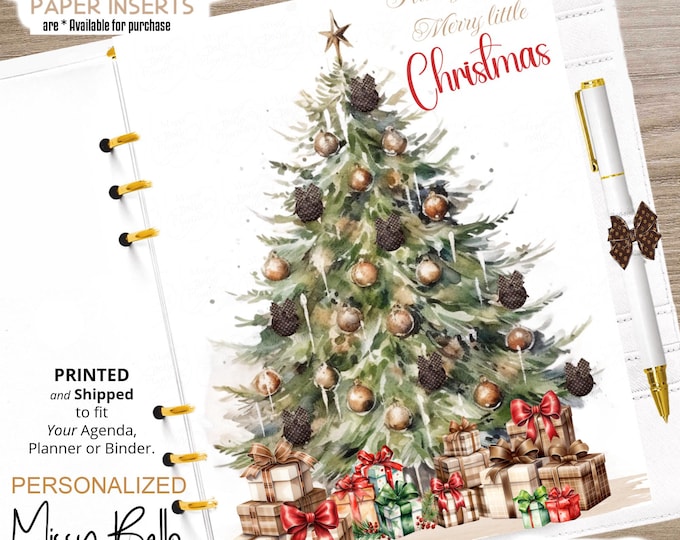 Christmas Planner, Agenda Dashboard Insert or Cover Set for Your ...