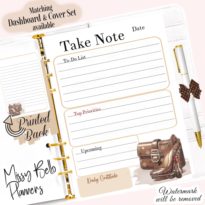 Designer Binder Pages - Etsy