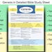 The Book of Genesis Made Simple Printable | Genesis Summary Sheet ...