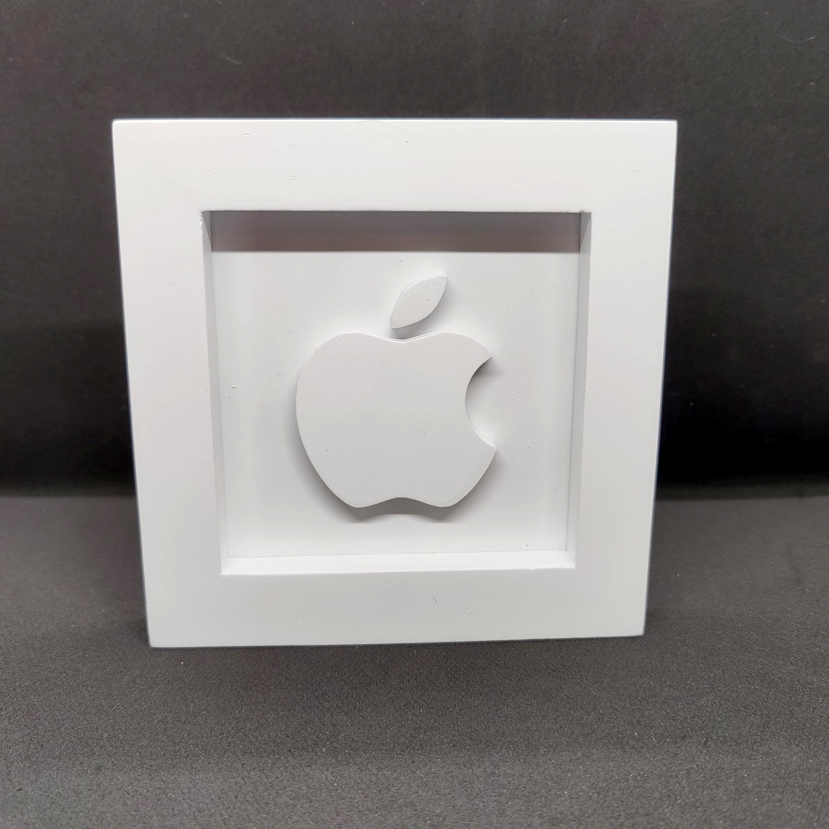 Apple Logo Wooden Shadow Box - Etsy