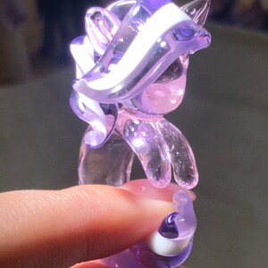 Handmade Blowing Glass My Little Pony Jewelry, Glass Art ''my Little ...