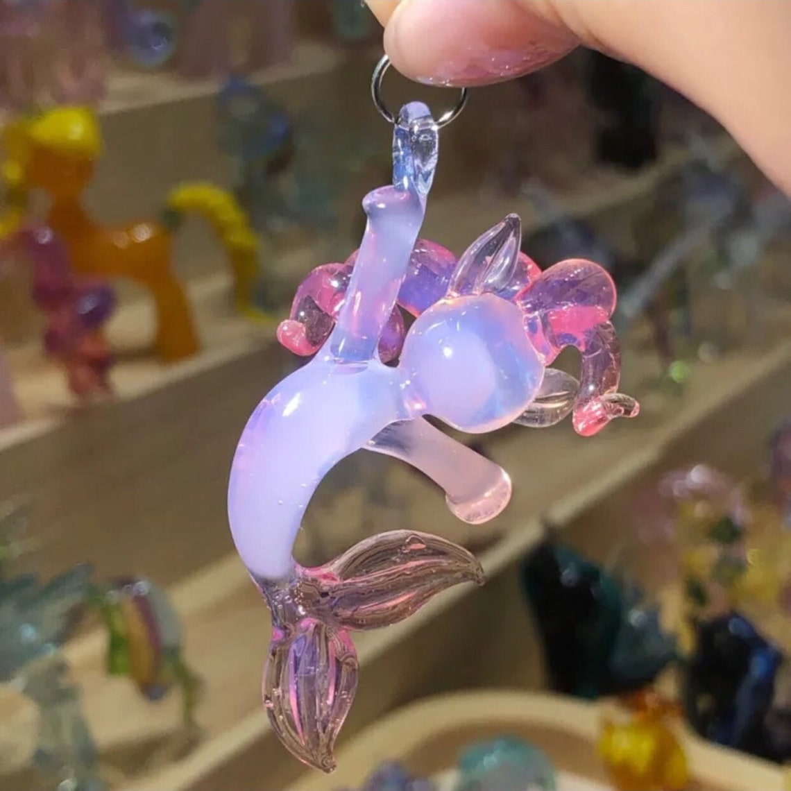 Handmade Blowing Glass my Little Pony Necklace/pendant, Cartoon Little ...