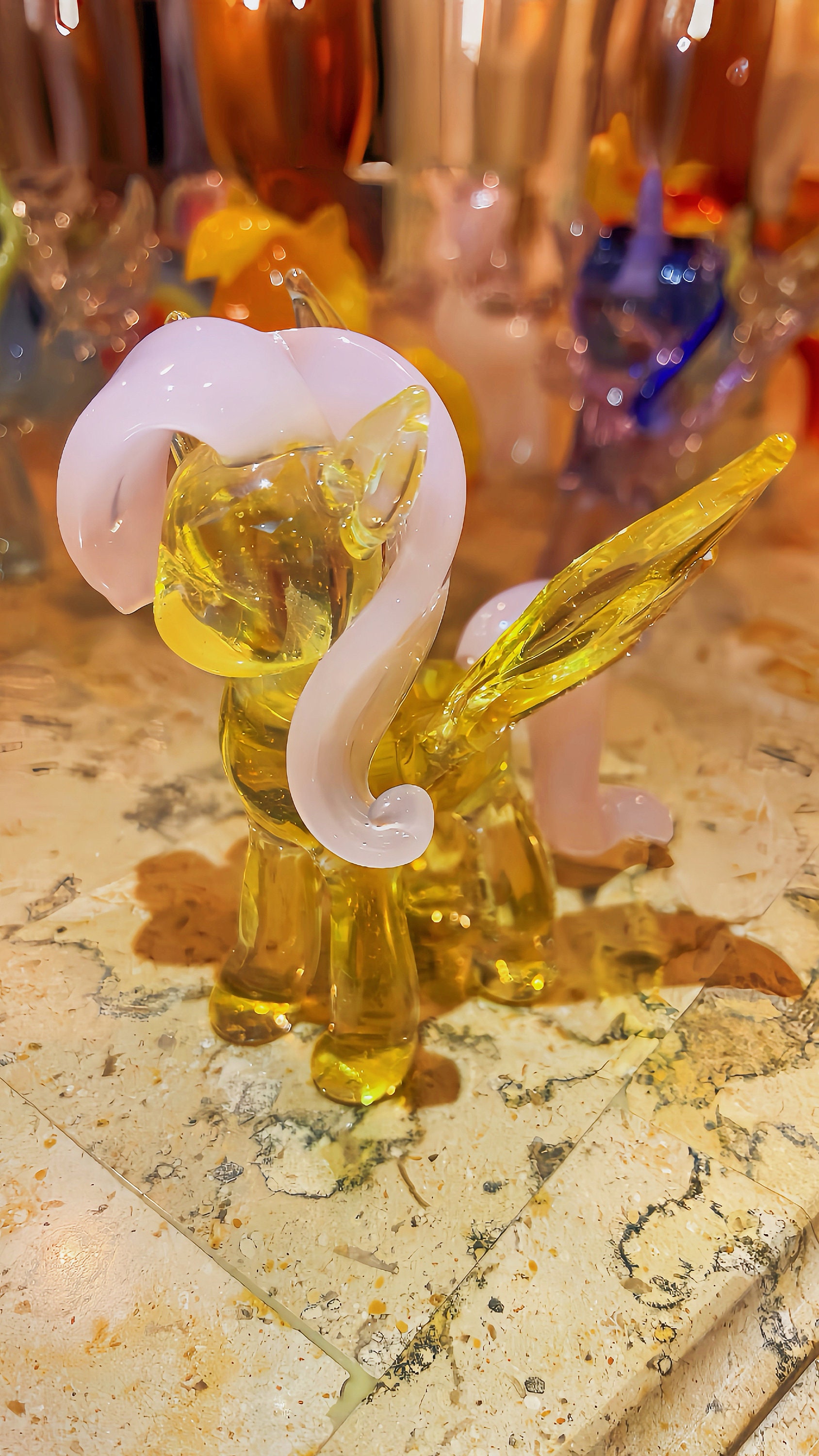 Handmade Lamp Working Glass "pony" Style Ornament, Unique Gift - Etsy