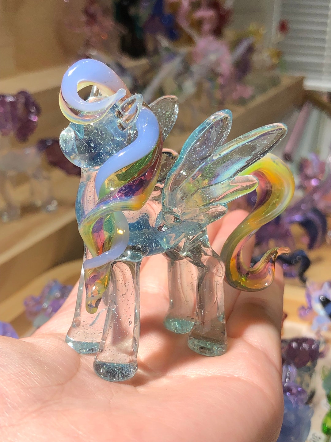 Handmade DIY Blowing Glass "my Little Pony" Homegoods, Mlp, Pony Craft ...