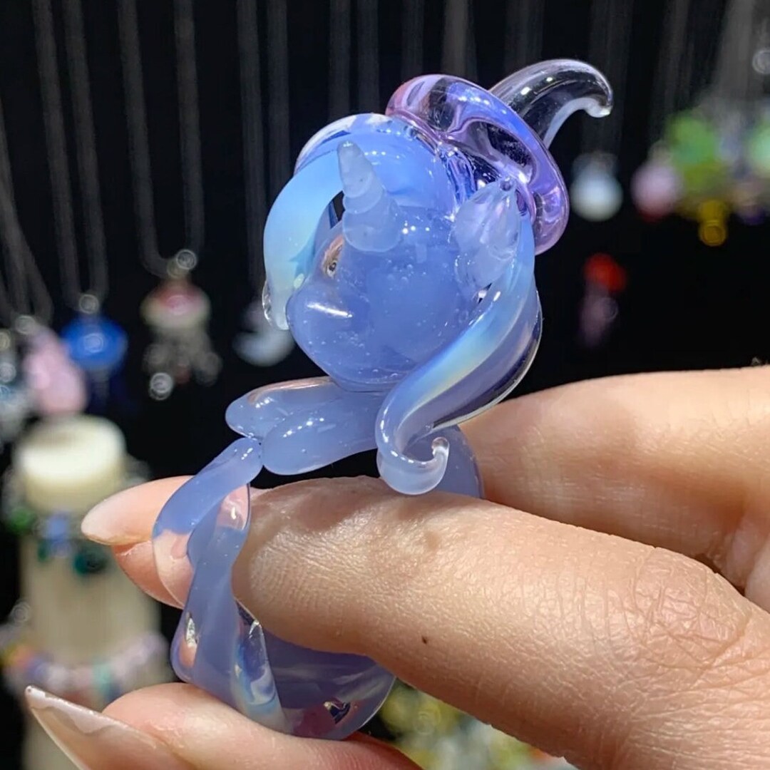 Handmade Blowing My Little Pony Jewelry Glass Ring, Glass Art ''my ...