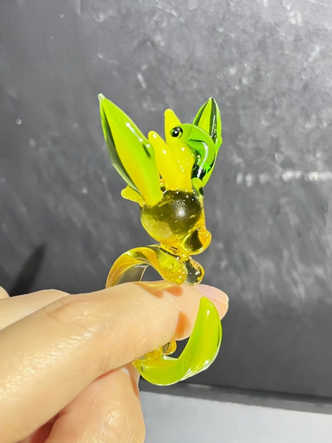 Handmade DIY Blowing Glass Pokémon Style Jewelry, Glass Art ''pokémon ...