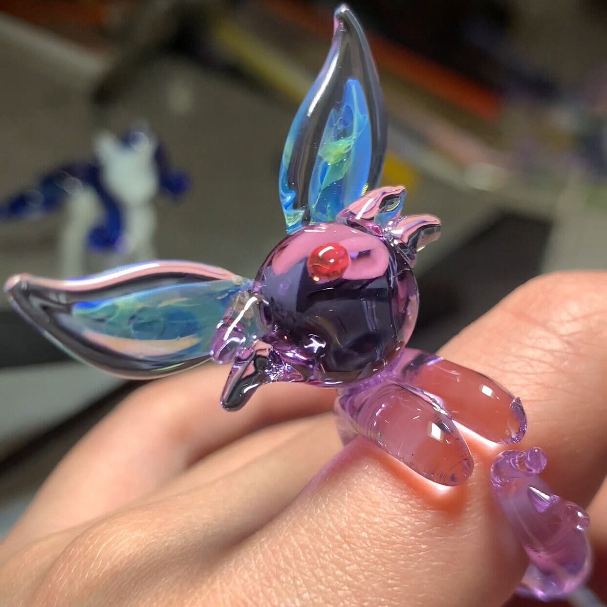 Handmade DIY Blowing Glass Pokémon Style Jewelry, Glass Art ...