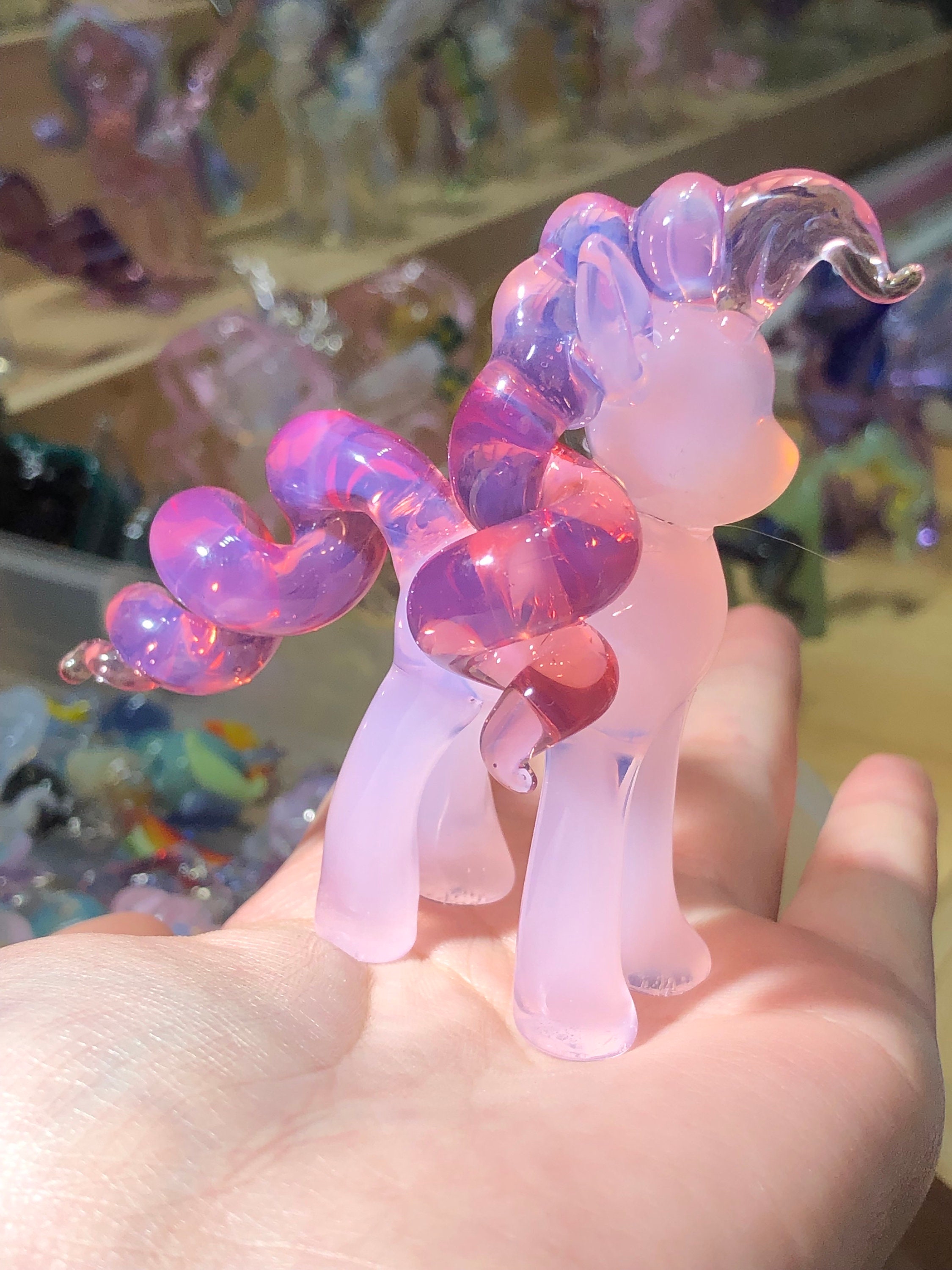 Handmade DIY Blowing Glass "pony" Style Homegoods, Mlp, Craft Ornaments ...