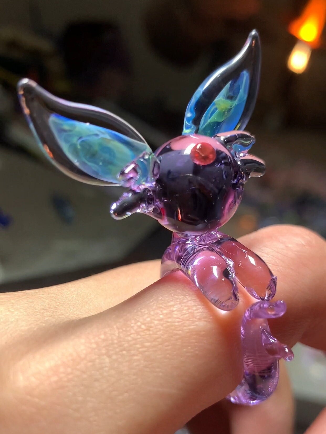 Handmade DIY Blowing Glass Pokémon Style Jewelry, Glass Art ...