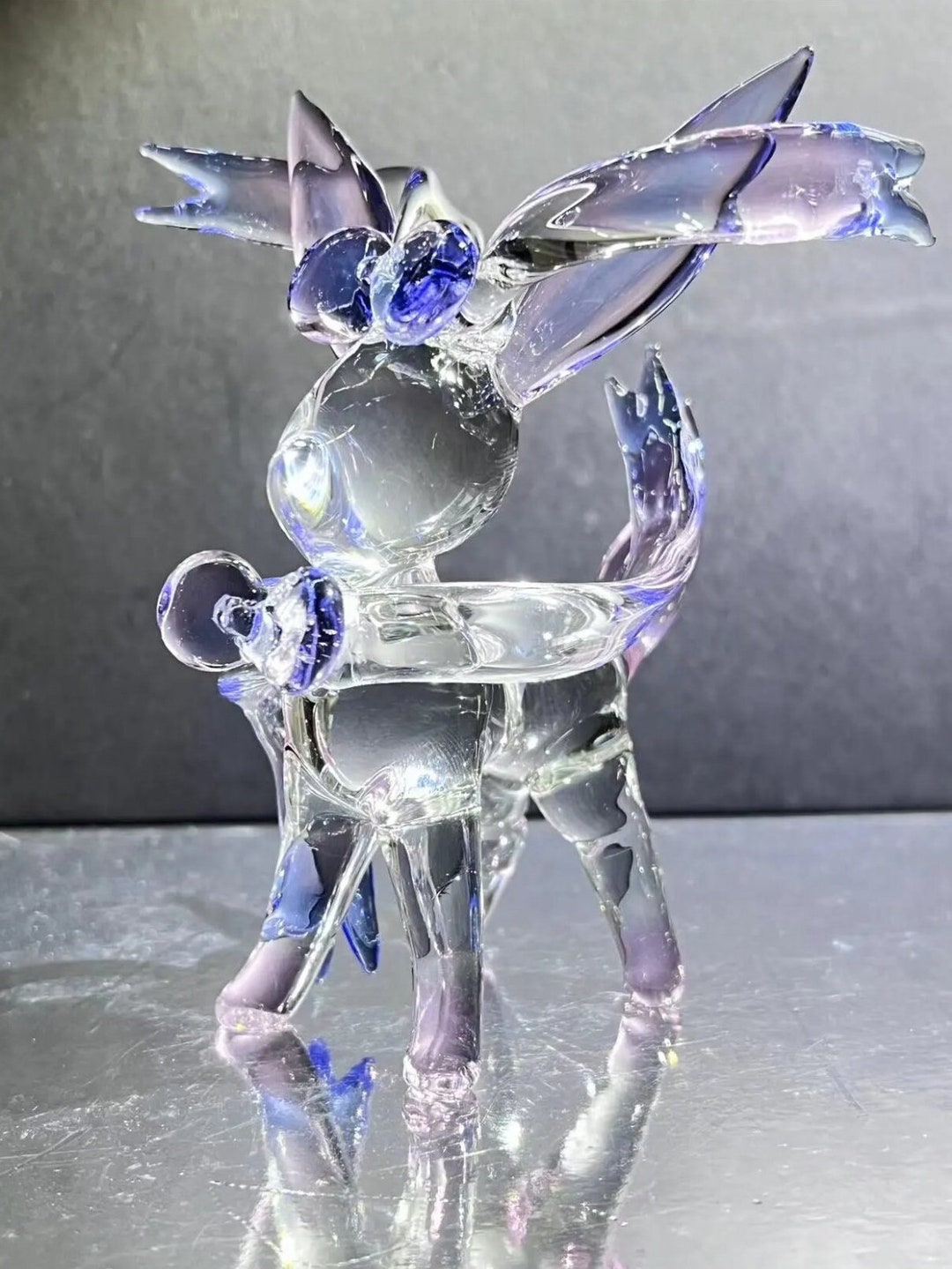 Handmade Blowing Glass Pokémon Eeveelution Home Goods. Craft Ornaments ...
