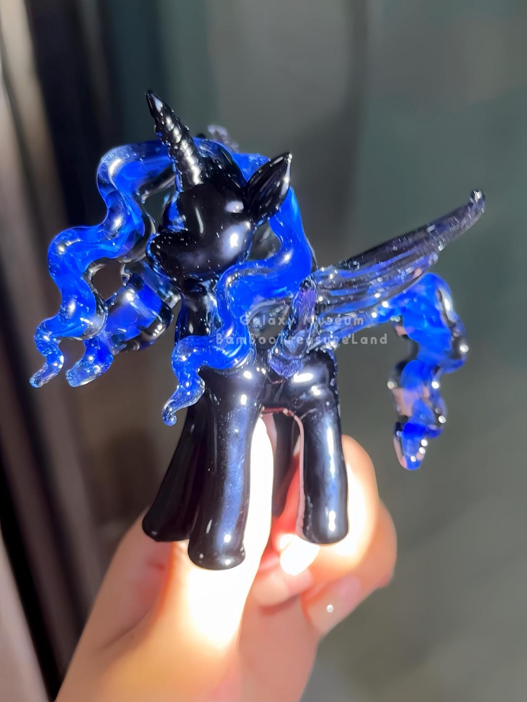 Handmade Glass Pony Ornament, 3D Blown Glass Art - Etsy