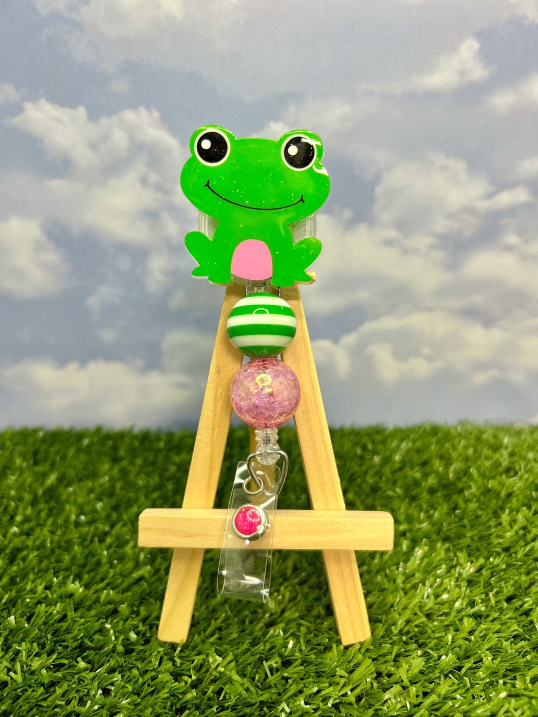 Frog Badge Reel - Etsy