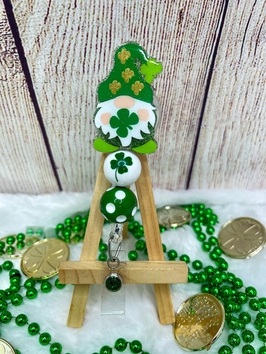 Lucky Gnome Badge Reel - Etsy