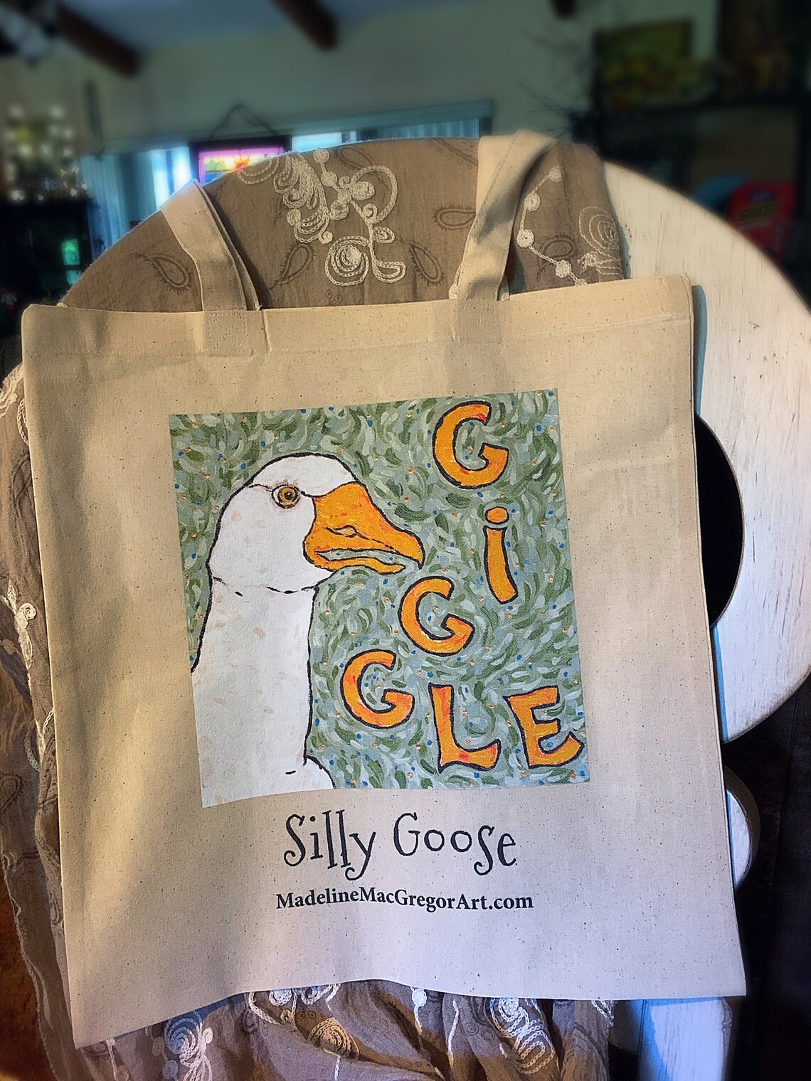 Silly Goose Lightweight Tote Bag - Etsy UK