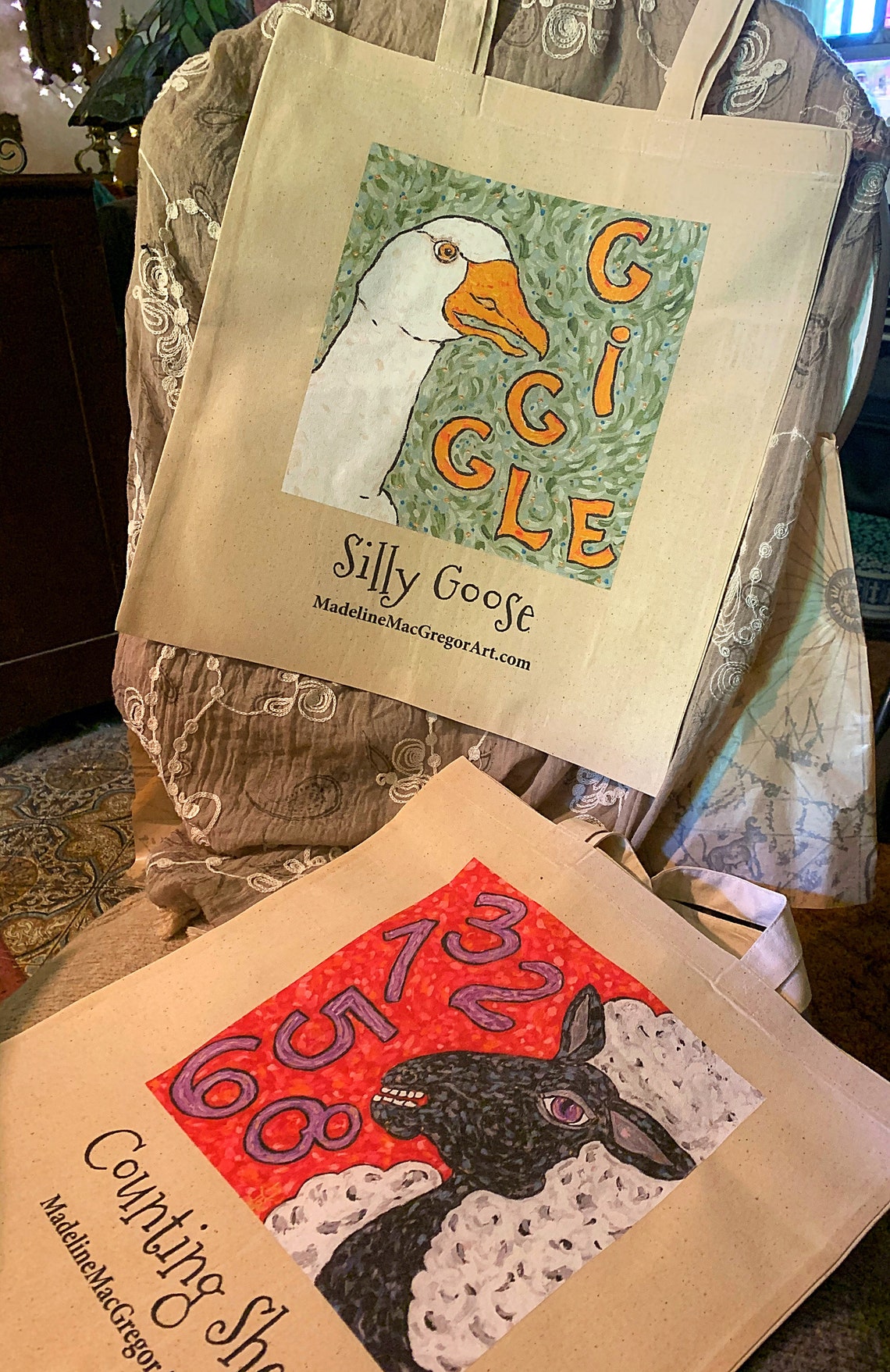 Silly Goose Lightweight Tote Bag - Etsy UK