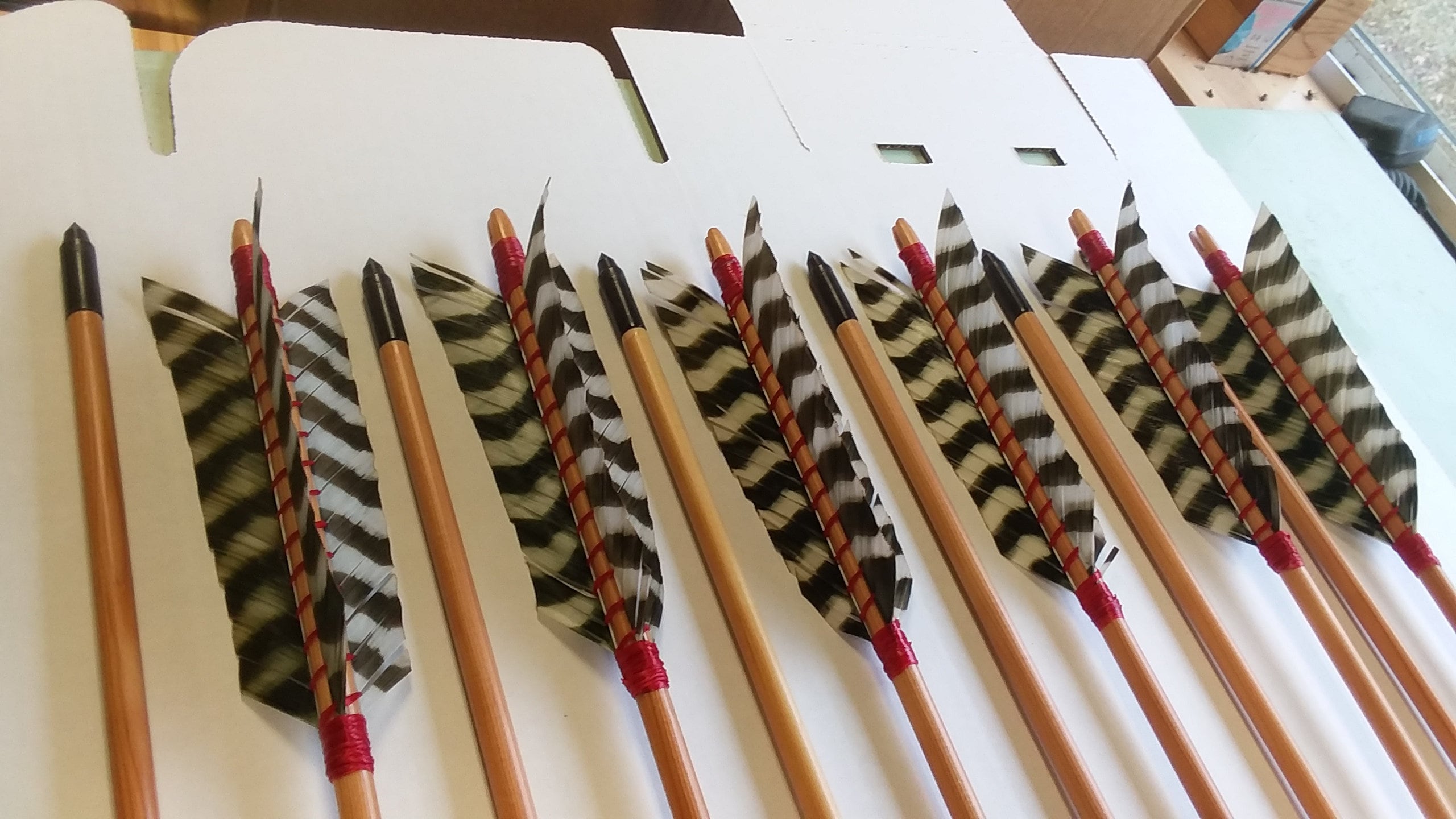 Wooden, Self Nocking, Artificial Turkey Feather - Etsy