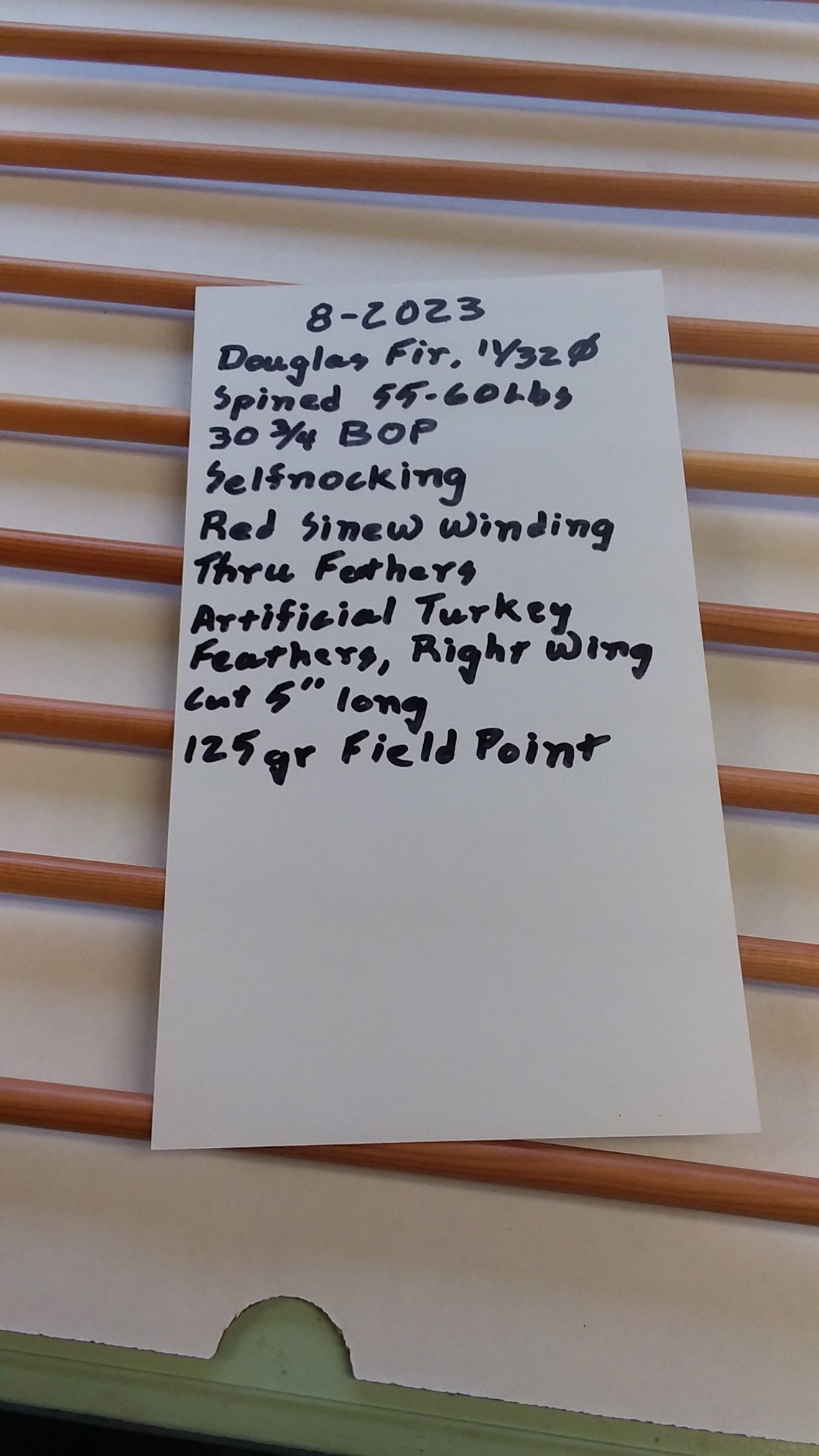 Wooden, Self Nocking, Artificial Turkey Feather - Etsy