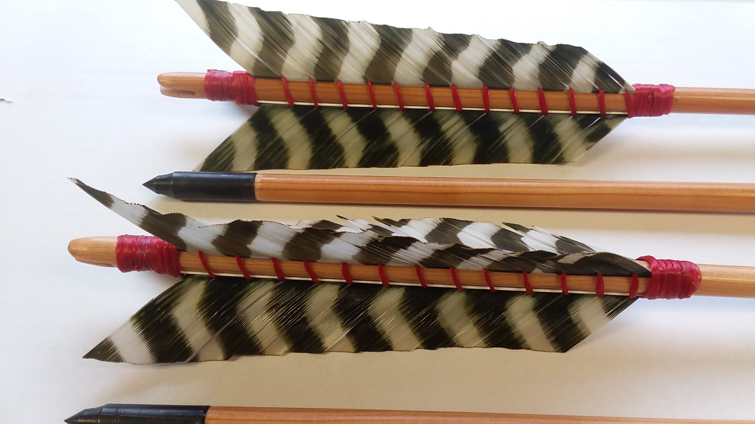 Wooden, Self Nocking, Artificial Turkey Feather - Etsy
