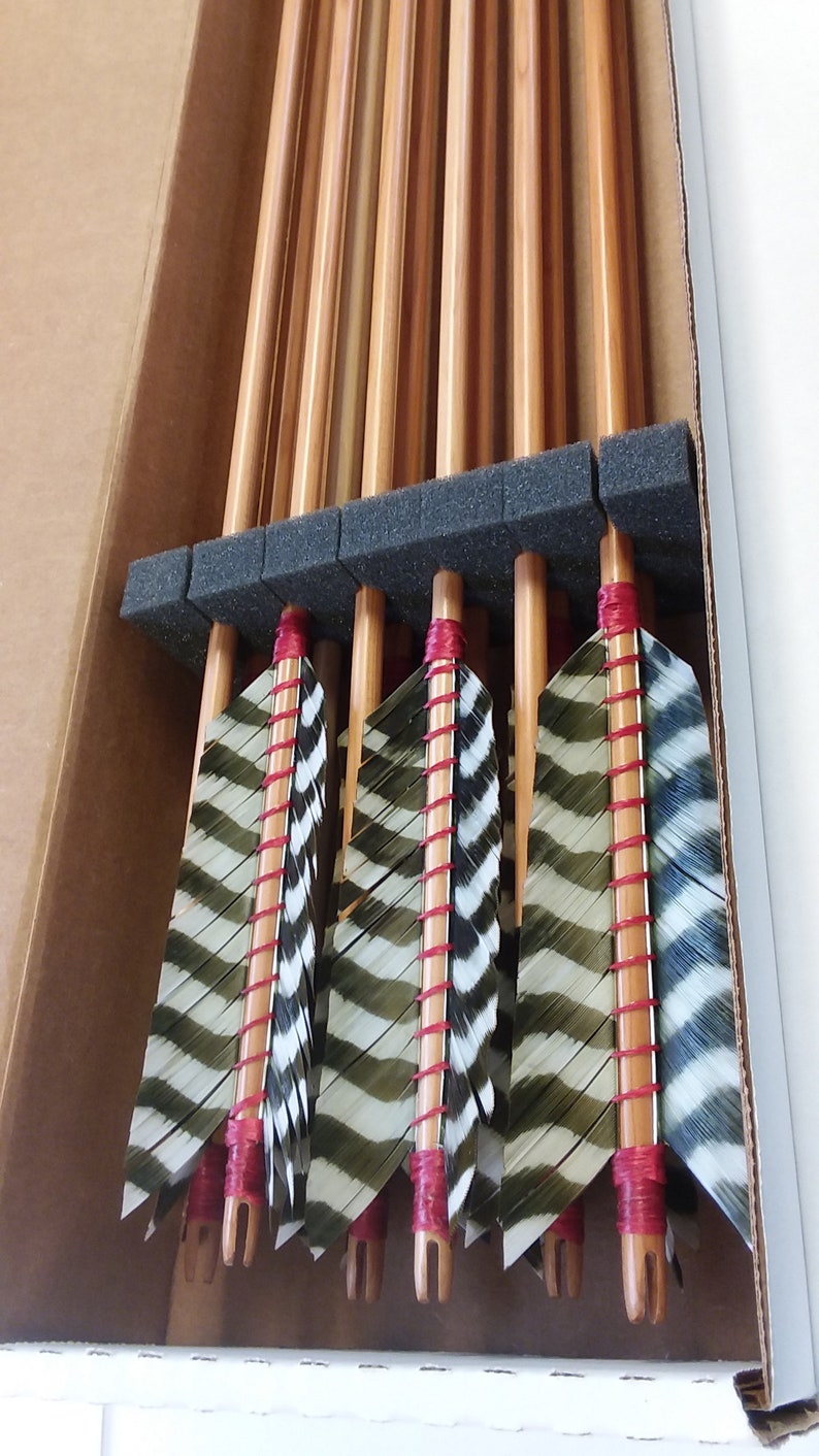 Wooden, Self Nocking, Artificial Turkey Feather - Etsy