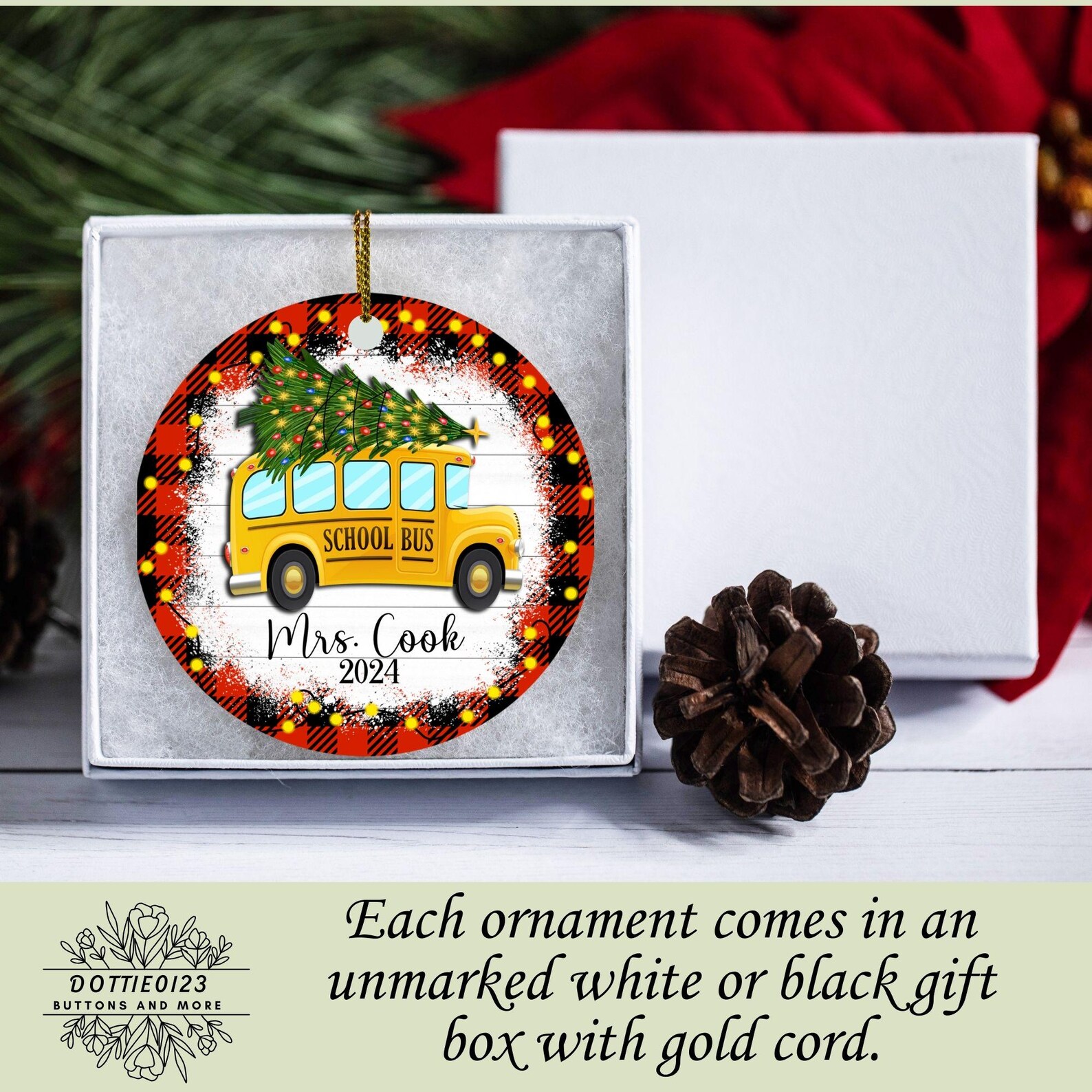 School Bus Driver Ornament-personalized School Bus Driver Ornament ...