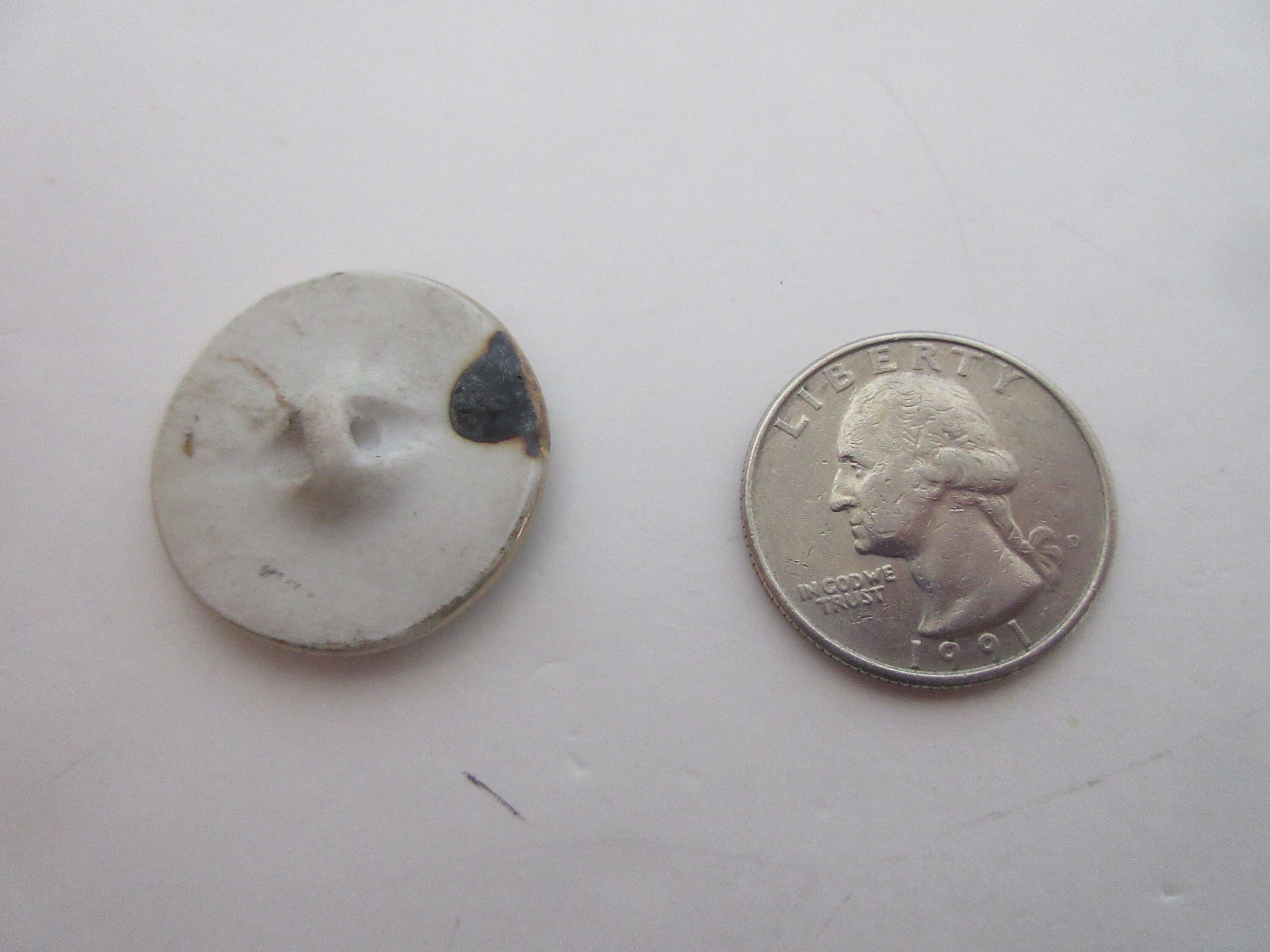 Beautiful Lady on Porcelain Button, JP678, Transfer With Hand Painted ...